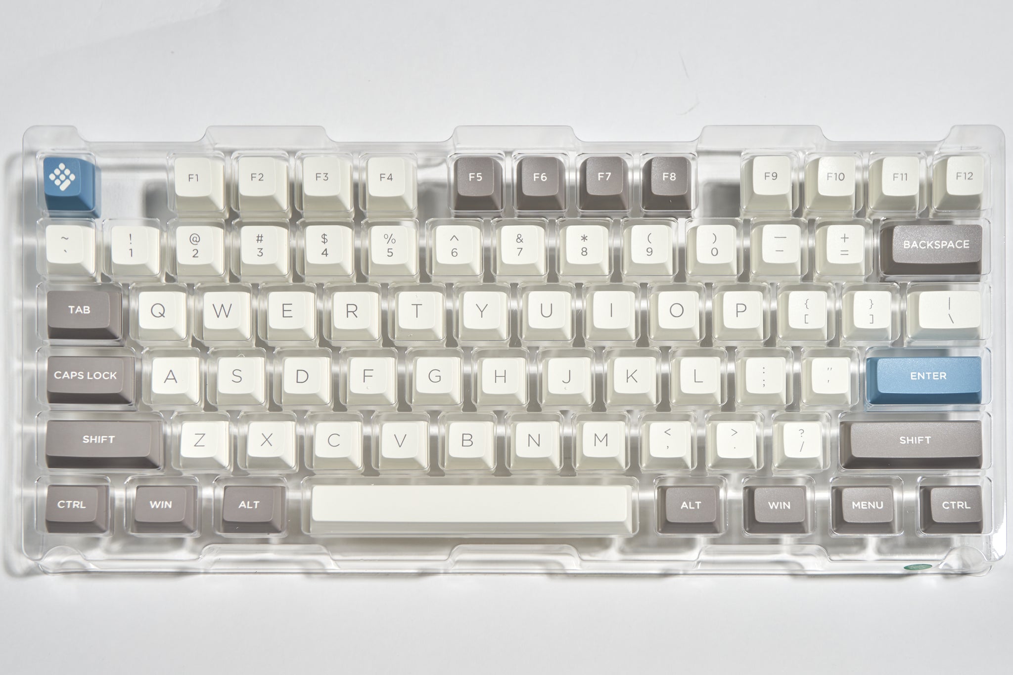 Minimalist Gray OSA Profile Double Shot Keycap Set – WINMIX Production
