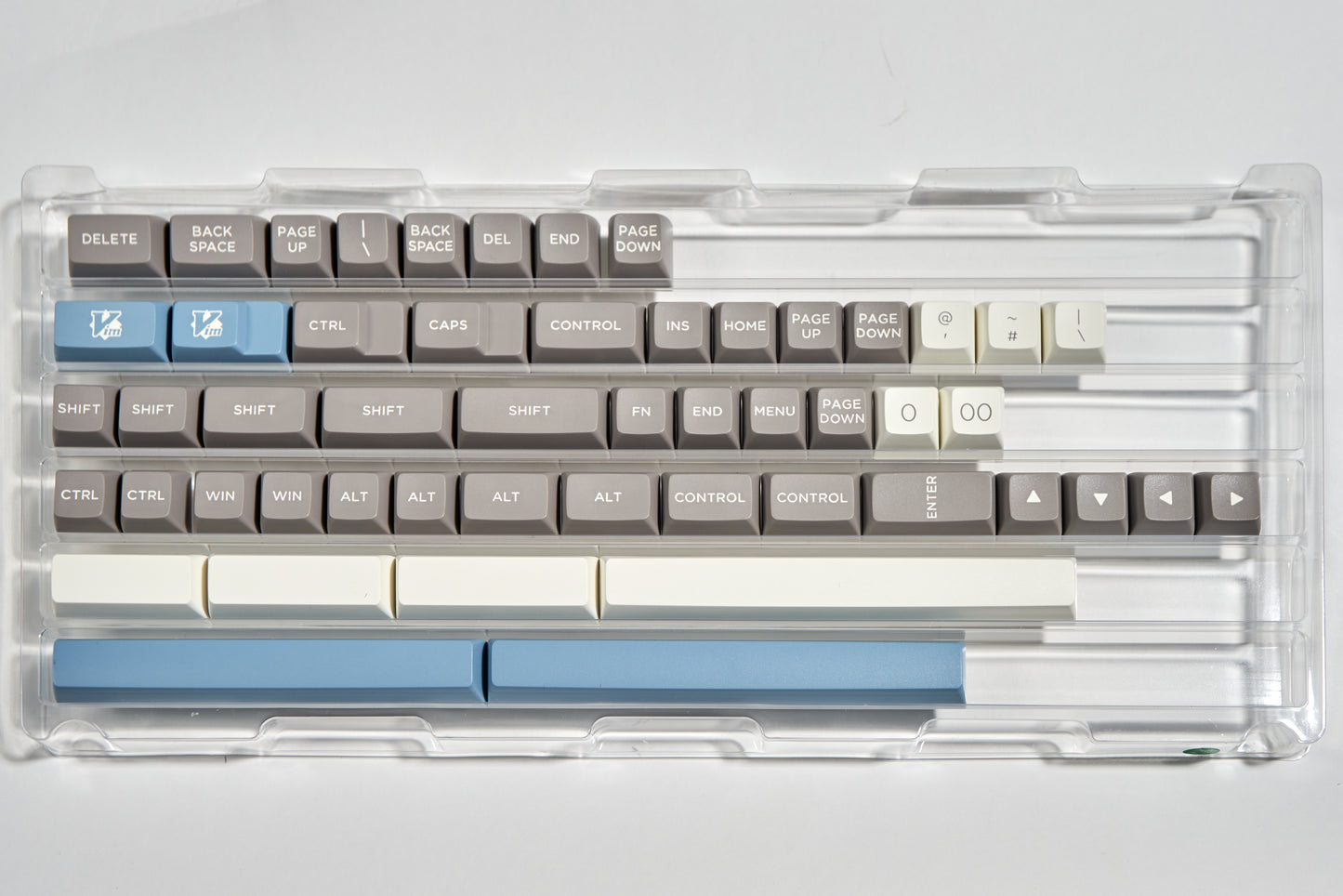 Minimalist Gray OSA Profile Double Shot Keycap Set – WINMIX Production